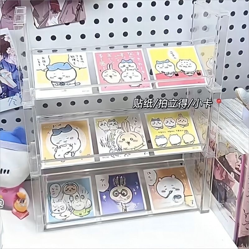 Ins High-Appearance Transparent Stackable Acrylic Display Stand ...