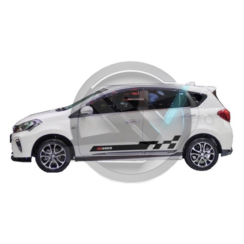(Ready Stock) S547# 2pcs Universal Car Side Body Lining Sticker for MG3 ...