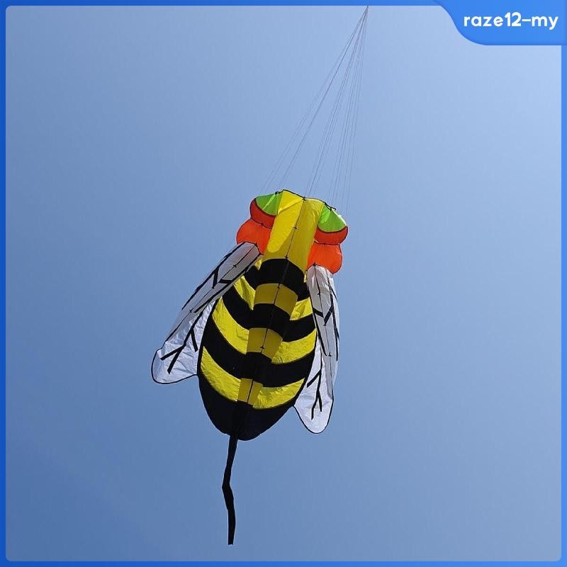 [RazecaMY] 3D Kite Bee Shape Kids Gifts Frameless Easy to Giant Soft ...