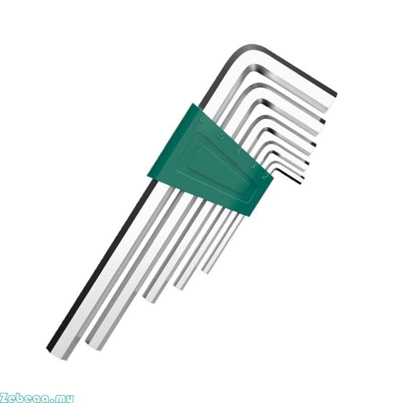 Zebeaa Compact Hex Key Set Hexagon Spanner Hand Tools for DIY Project ...