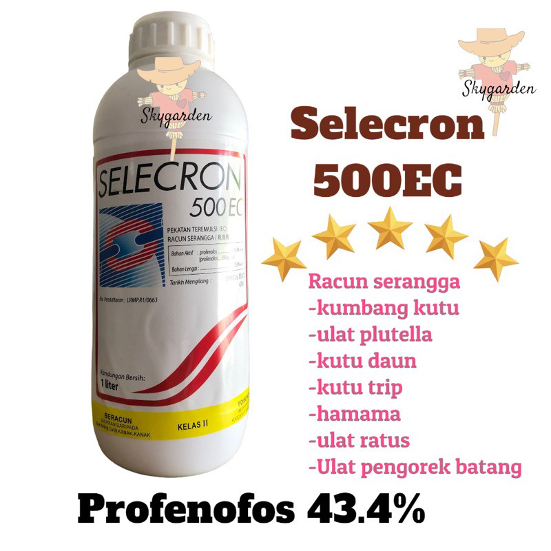 1L SELECRON 500EC Racun Serangga/Prefenofos 43.4% | Shopee Malaysia