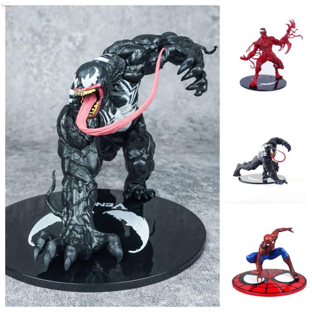 MXBEAUTY Venom Carnage Action Figure, Joint Movable PVC Spider-Man ...
