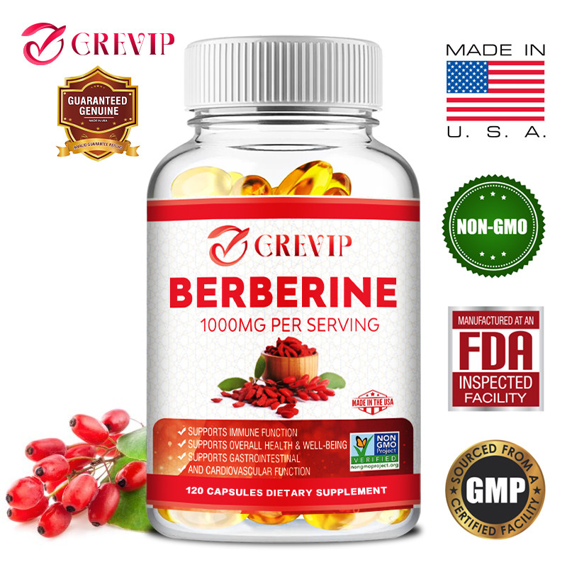 BERBERINE capsules, unisex, highly absorbable, relieves bloating ...