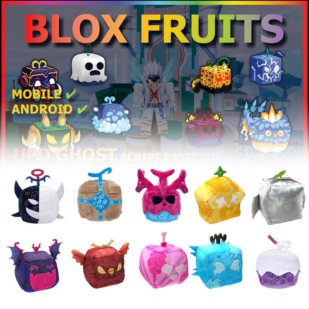 New Kids Blox Fruits Plush Soft Stuffed Animal Hot Game Fruits Pillow ...