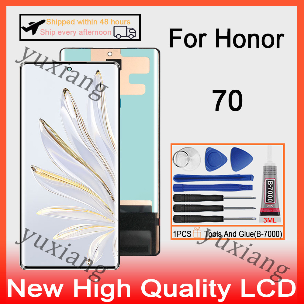 Original OLED Honor 70 LCD Display Touch Screen With Frame Replacement ...