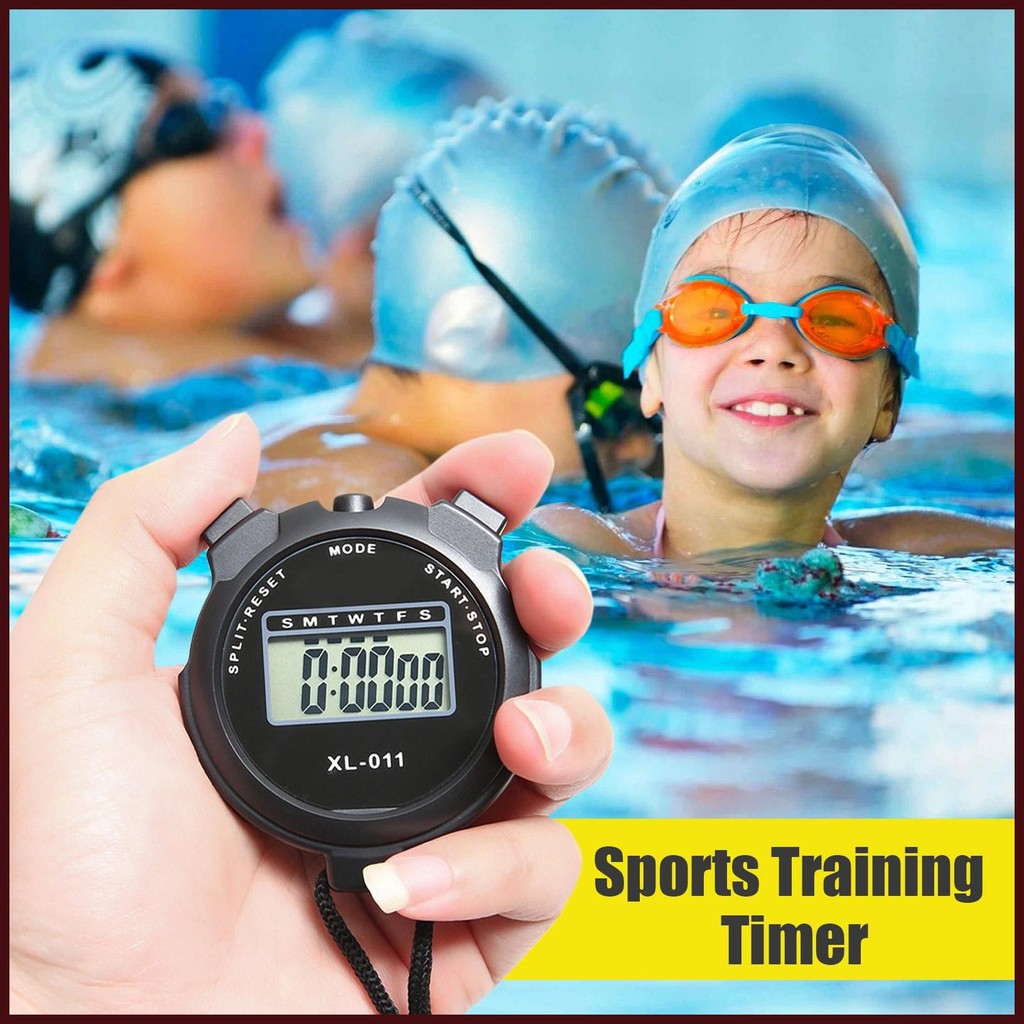 Stop Watches Timer Professional Lap Counter for Swimming Portable Home ...