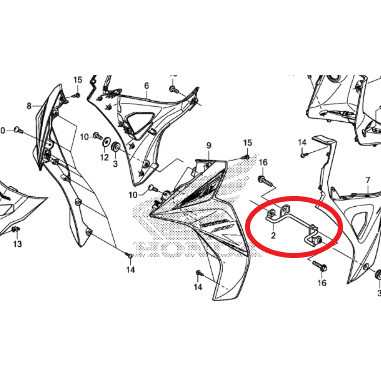 WAVE ALPHA TAPAK KEPAK BAWAH ENGINE BRACKET LEG SHIELD KEPAK ORIGINAL ...