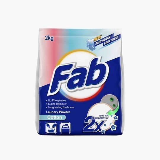 FAB POWDER DETERGENT COTTON 2KG | Shopee Malaysia