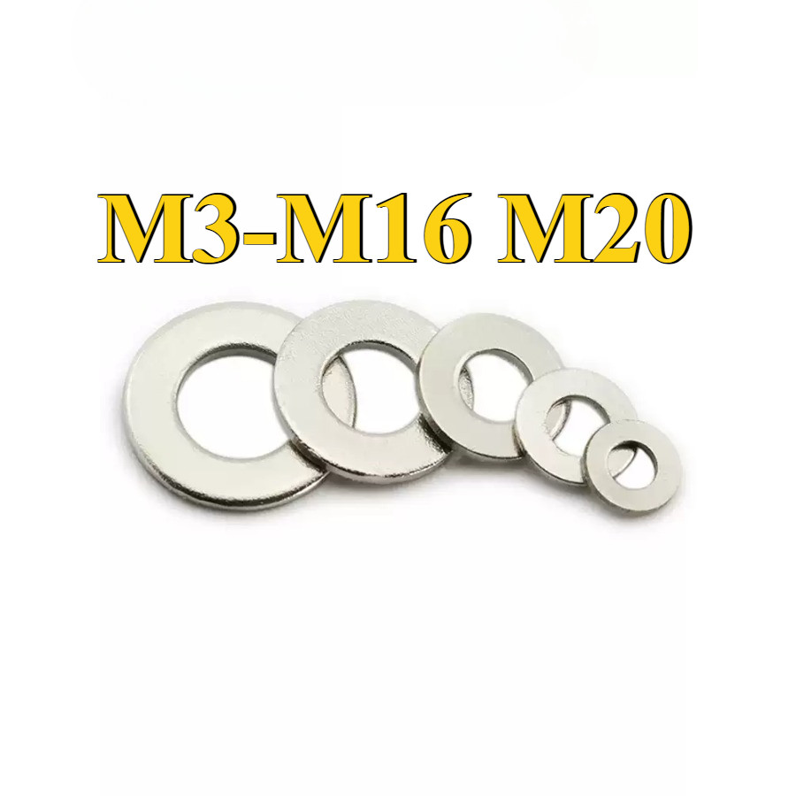 Flat Washerr Washers Plain 8 Grade Flat Washer (Nickel-Plated) M3/M4/M5 ...