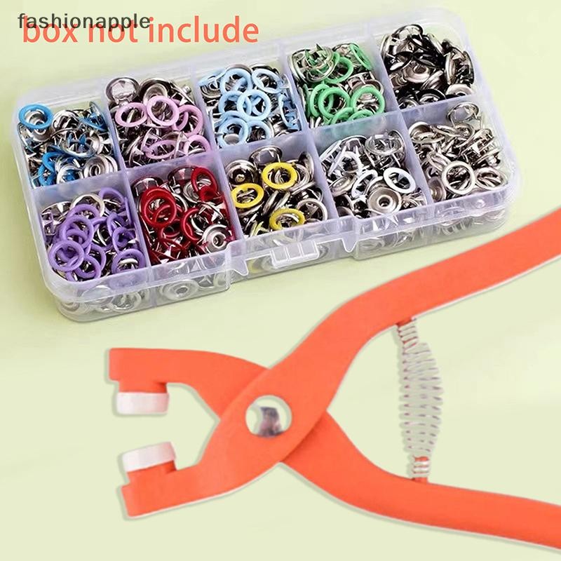 FAMY Plier Tool Colour Metal Snap Sewing Button Claw Set Hollow Solid ...