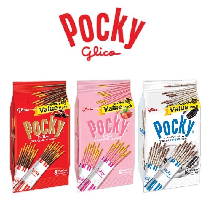 POCKY WEEKLY VALUE PACK (8 PACK) | Shopee Malaysia