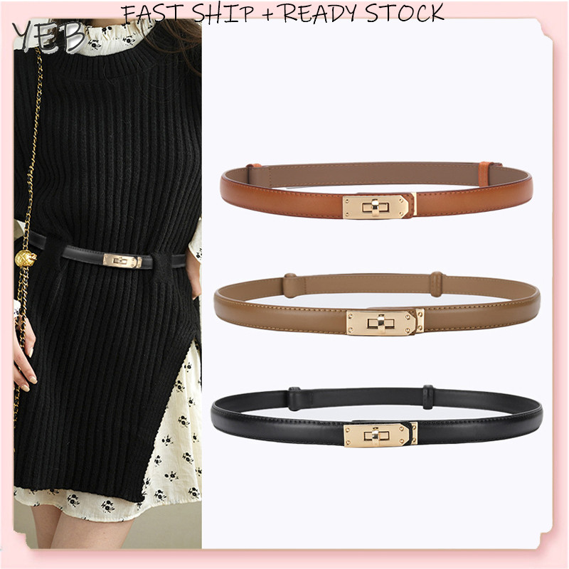 【In Stock 】New Women's Belt Adjustable Thin Belt Simple And Versatile ...