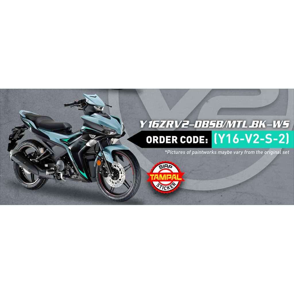 Y16 V2 Cover Set Ocean Neon 2024 Stripe Tampal I Original VELOZI ...