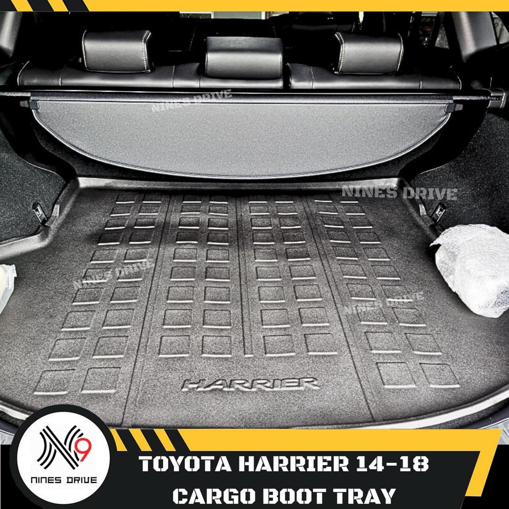 TOYOTA HARRIER 2014 - 2018 CARGO BOOT TRAY / CARGO LAUGGAGE COVER ...