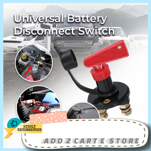 Universal Car Truck Vehicle Battery Disconnect Cut Off Rotary Switch ...