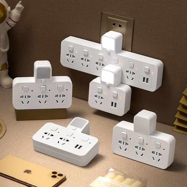 extension extension plug Male Year Round Hole Socket One-Turn Porous ...