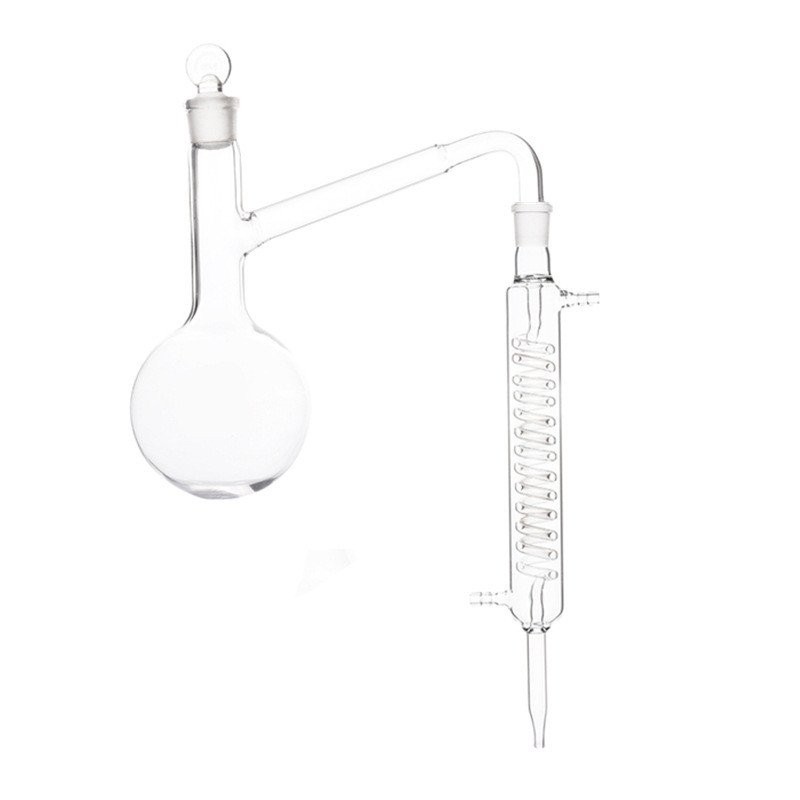 Distiller Condenser Tube Glass Distillation Device 500ml 1,000ml Device ...