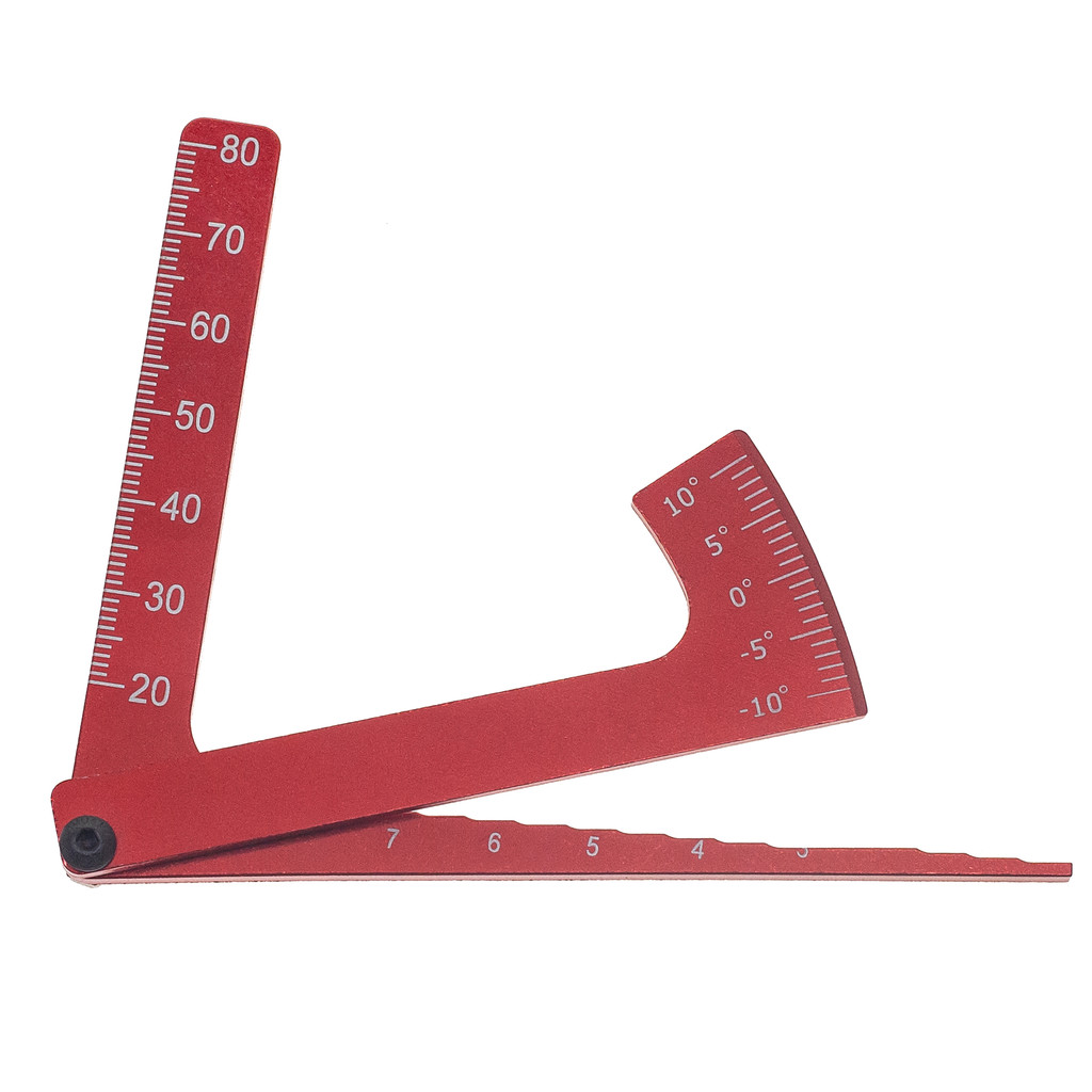 3-in-1 Aluminum Height Gauge Ruler for RC Car, Camber Ride Dip Angle ...