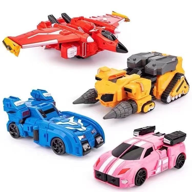 Mini Transforming Agent Team x Mecha Toys Children's Robot Car King ...