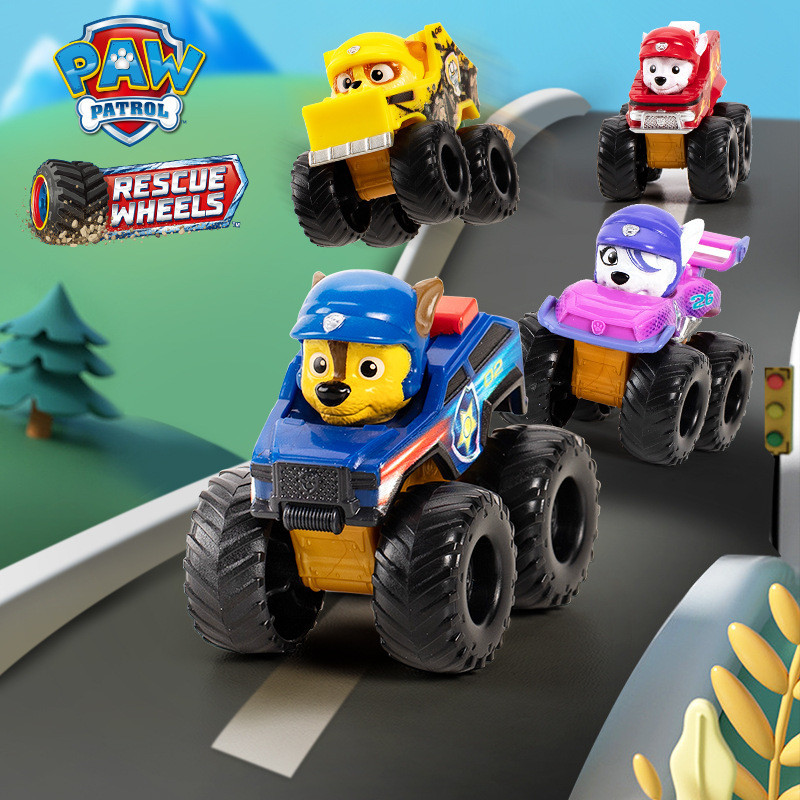Paw Patrol New Dog Racing Team Monster Racing Car Bigfoot Style Patrol ...