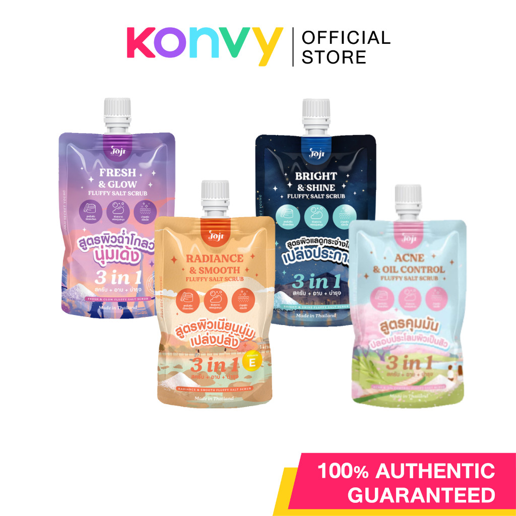 Joji Fluffy Salt Scrub 350g (4 Types to Choose) | Shopee Malaysia