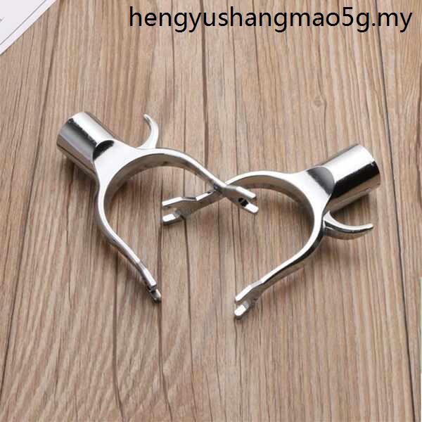 Stainless Steel Clothes Fork Head Pull Hook Pick Hanger Clothes Support ...