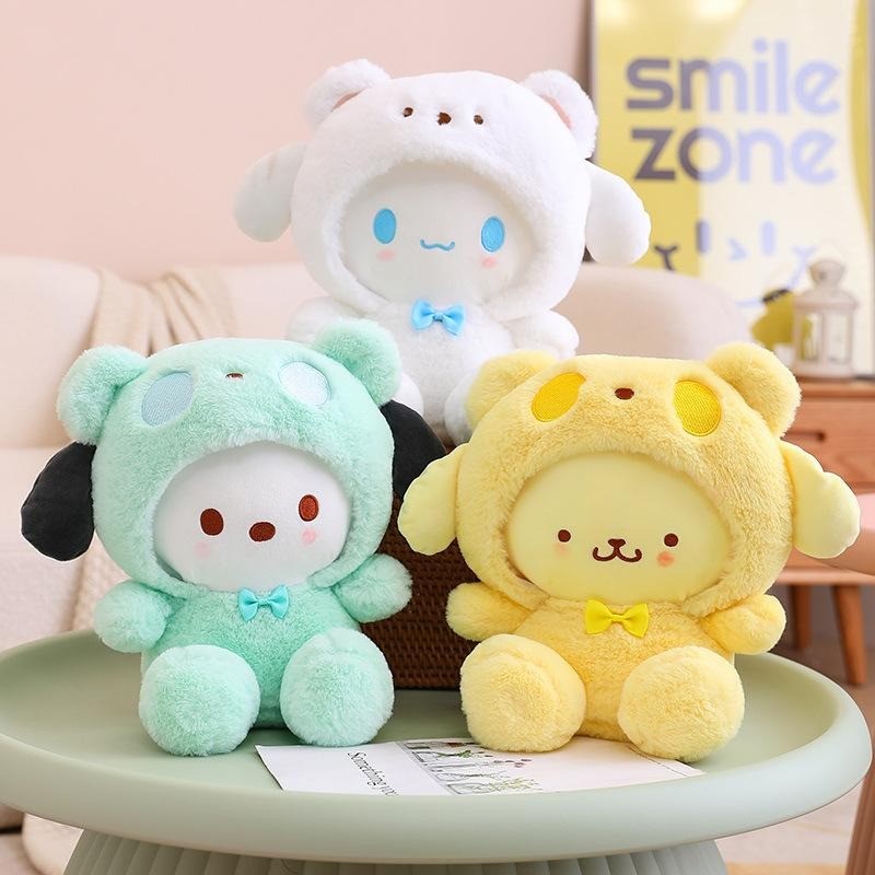 Sanrio Plushies Hello Kitty Cinnamonroll Kuromi Pochacco Stuffed Plush ...