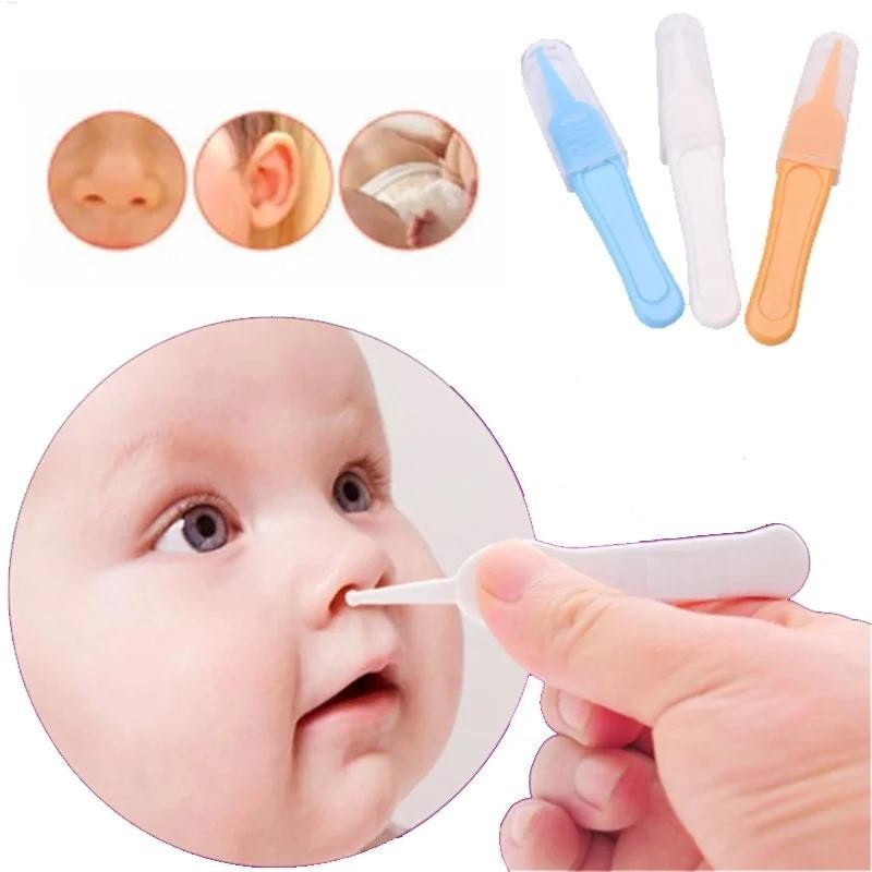 Baby Plastic Tweezers Nose Cleaner Tool Kids Safety Tweezers Cleaning ...