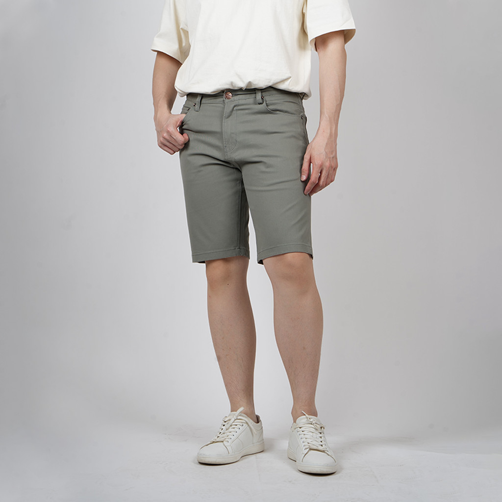 DP | Slim Fit Light Grey Short Pants - DHPJ10986S | Shopee Malaysia