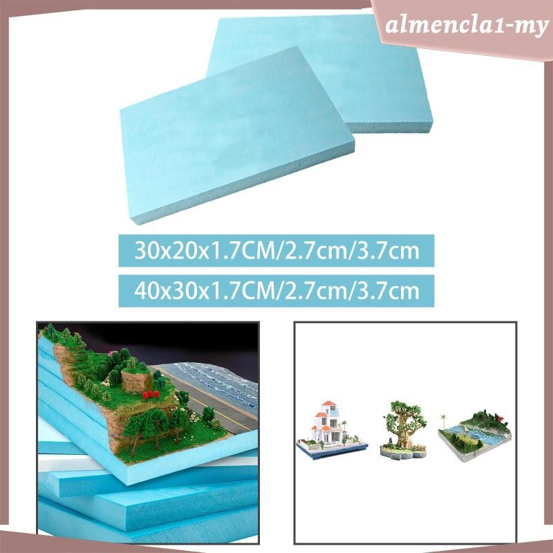 [AlmenclaabMY] 2x Craft Board Foam Diorama Base, DIY Scenery ...
