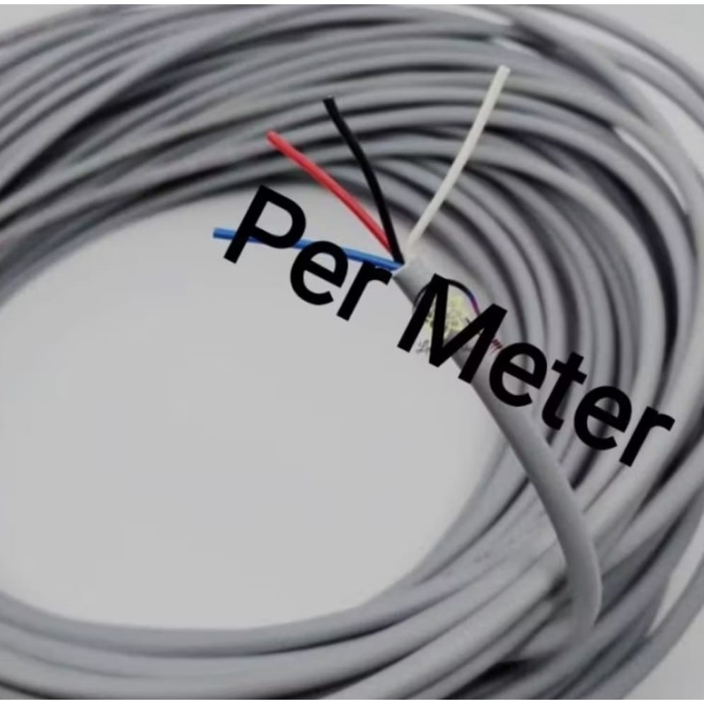Single TELEPHONE CABLE METER WIRE / GRAY Telephone Cable / Intercom ...