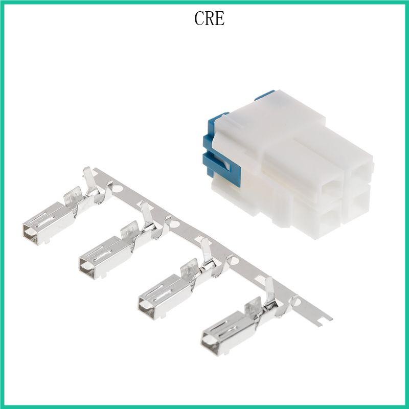 CRE 4 Pin Short Wave Radio Power Supply Socket Cable Cord Connector for ...