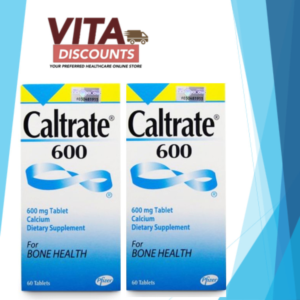 CALTRATE 600 TABS 60S PACK-OF-2 EXP01/2026 | Shopee Malaysia