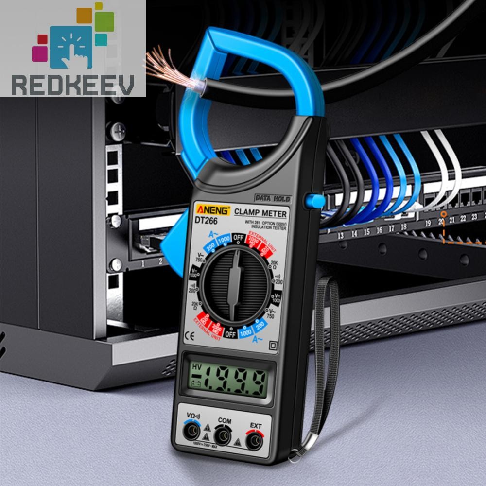 [Redkeev.my] Digital True RMS Multimeter 1999 Counts Clamp Meter AC DC ...