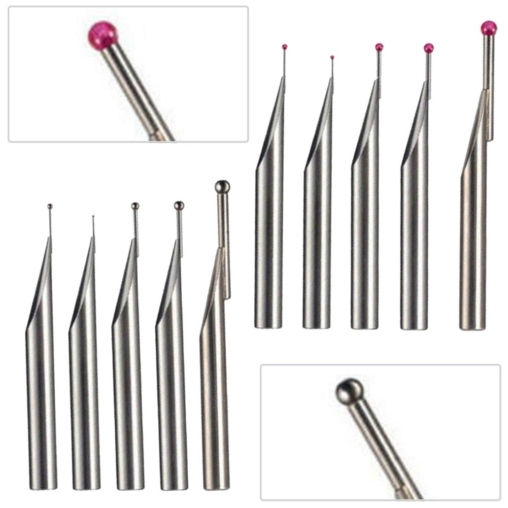 [weloves] Ball Tip Probe Insert 1-4mm Carbide Ball For Mahr Fowler,TESA ...