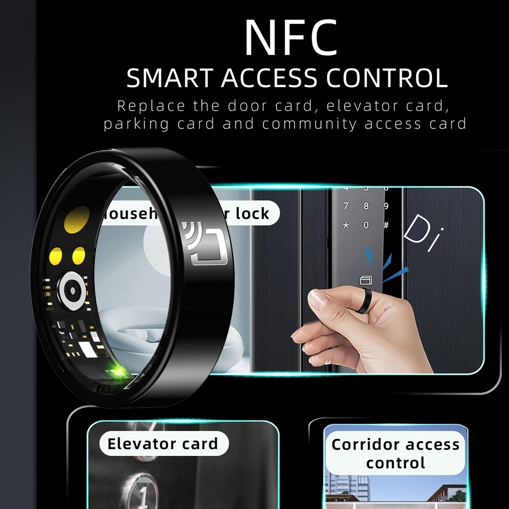 NFC R20 Smart Ring Men Women NFC Access Control Sleep Monitor Fitness ...