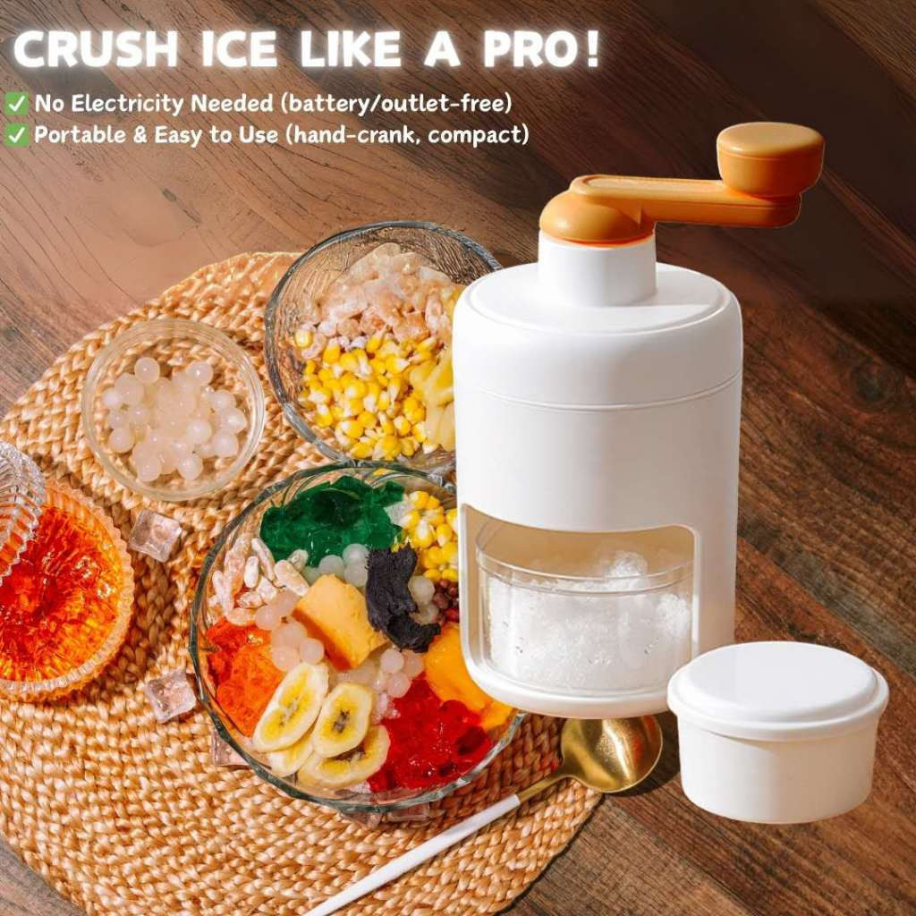 Saba Con Yelo Manual Ice Shaver Crusher – Perfect for Halo-Halo ...