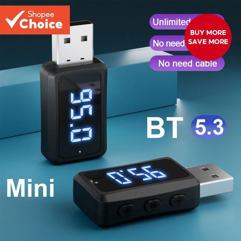 V5.3 Car Fast Charging Mounted Bluetooth Mp3 Receiver Connector Hand s ...