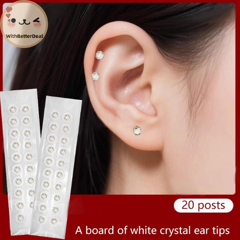 Better 20/100/200 Patches Ear Seed Acupuncture Auricular Disposable Ear ...