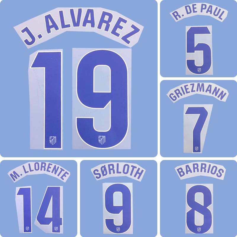 Football Idol Number 2025 Atletico Madrid Home SORLOTH Number and Name ...