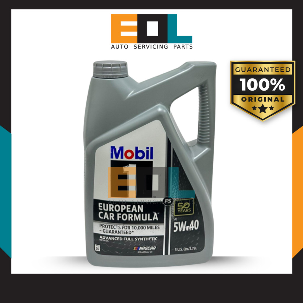 (USA) MOBIL 1 EUROPEAN CAR FORMULA FS 5W40 SP Advance Fully Synthetic ...
