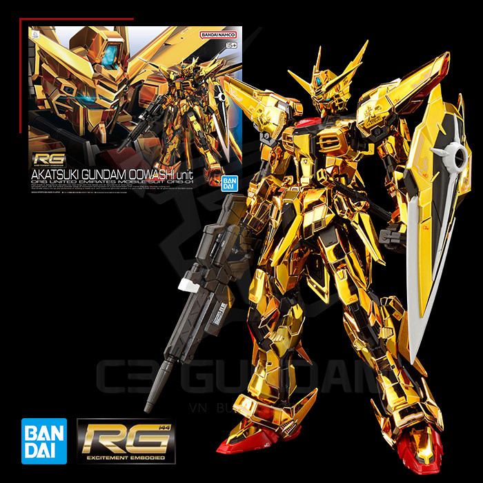 [BANDAI] RG MODEL 1/144 Akatsuki Gundam (Oowashi Unit) 041 ORB-01 HGCE ...