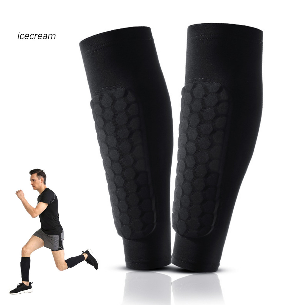 Honeycomb Padding Calf Sleeve Hydration Calf Sleeve Premium Soccer Shin ...