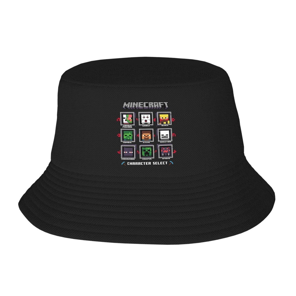 Classic Vintage Jinx Minecraft Character Select Fisherman's Hat Bucket ...