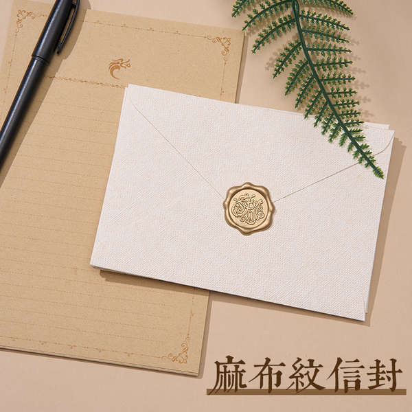 sampul duit raya 2025 Alat tulis sampul surat linen tebal set surat ...