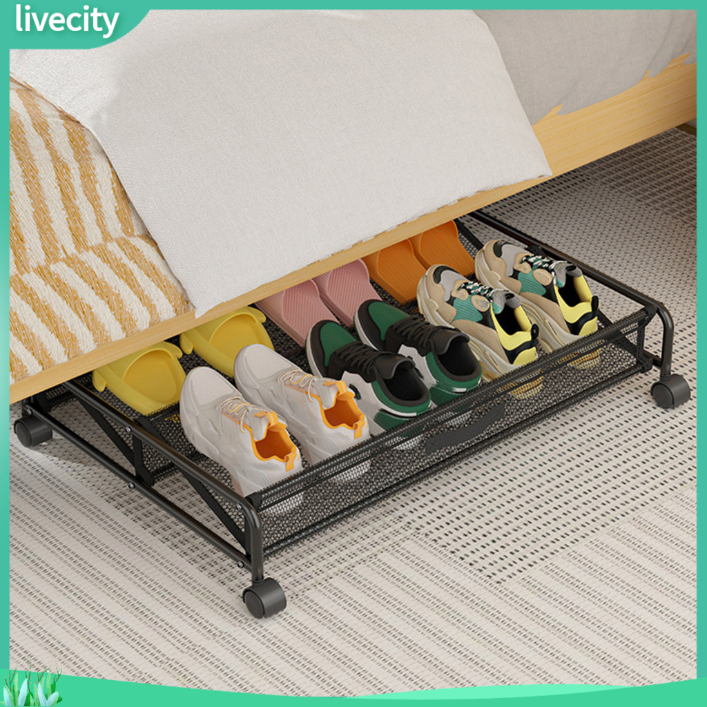 livecity| Shoes Holder Rack Under-bed Storage Holder Multifunctional ...
