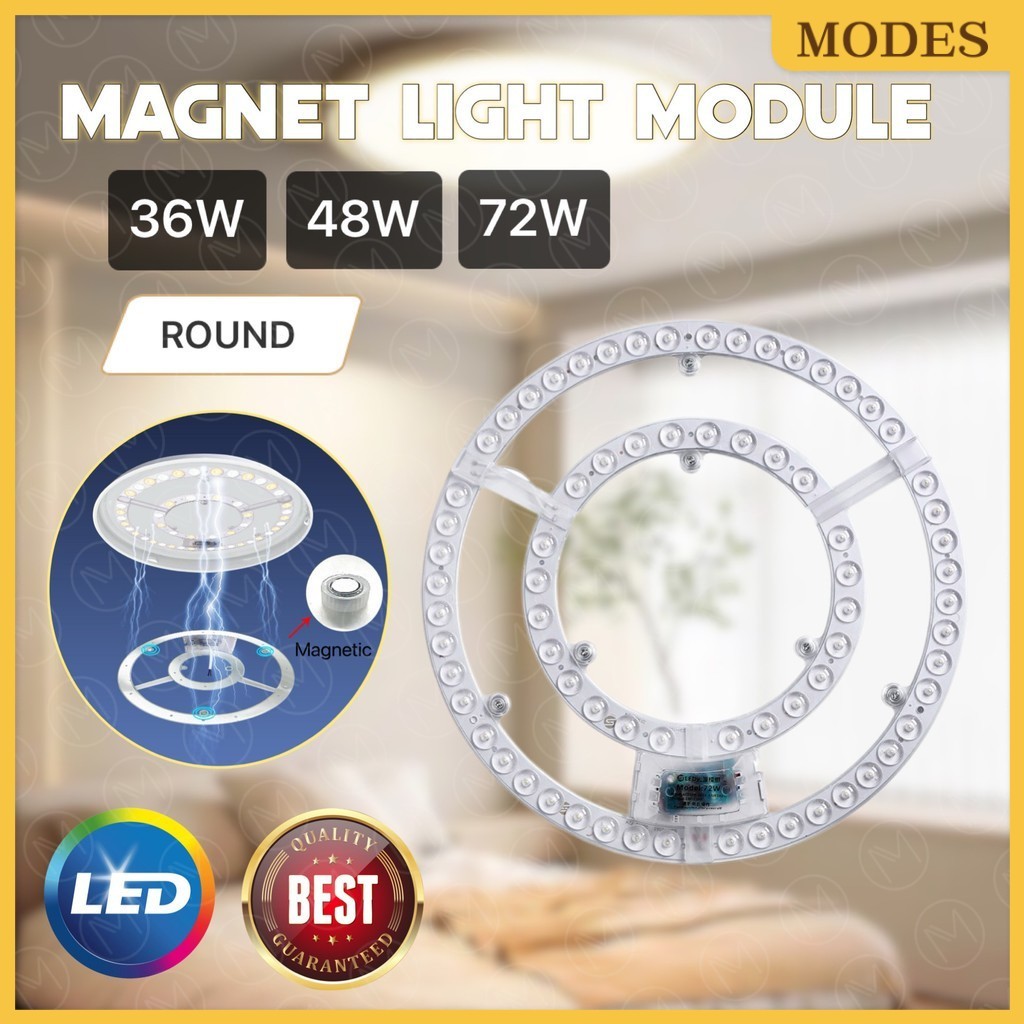 MODULE LED 36W/48W/72W ROUND CIRCULAR TUBE REPLACEMENT CEILING LIGHT ...