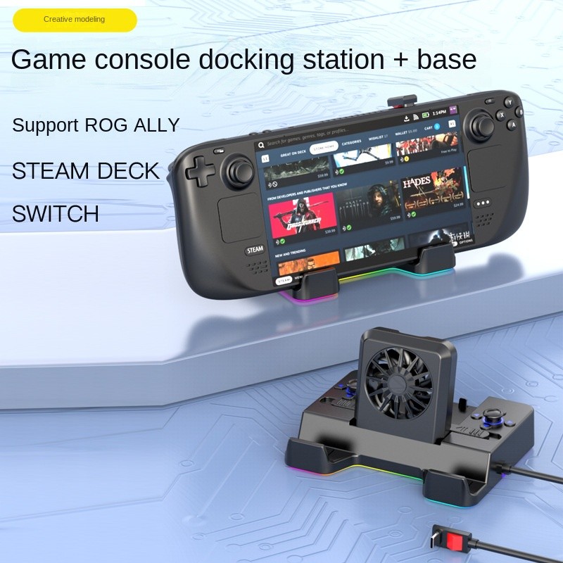 Steamdeck Docking Station rog Handheld Stand Docking HDMI Projection ...