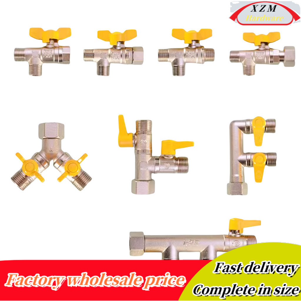 Faucet Water Divider Water Divider Valve Three-Way One-In Two-Out Car ...