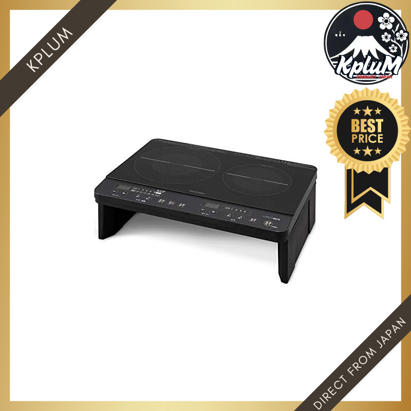Iris Ohyama 2-Burner IH Cooking Heater, 1400W Induction Cooktop, No Installation Required, 100V ...